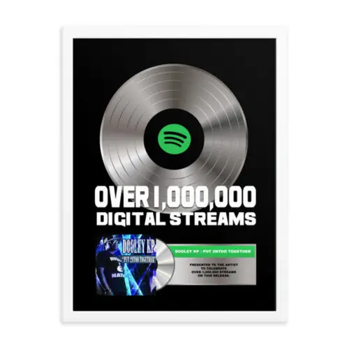 Spotify Plaques - BoomPlaques Awards