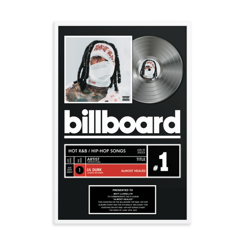 Billboard Awards - BoomPlaques Awards